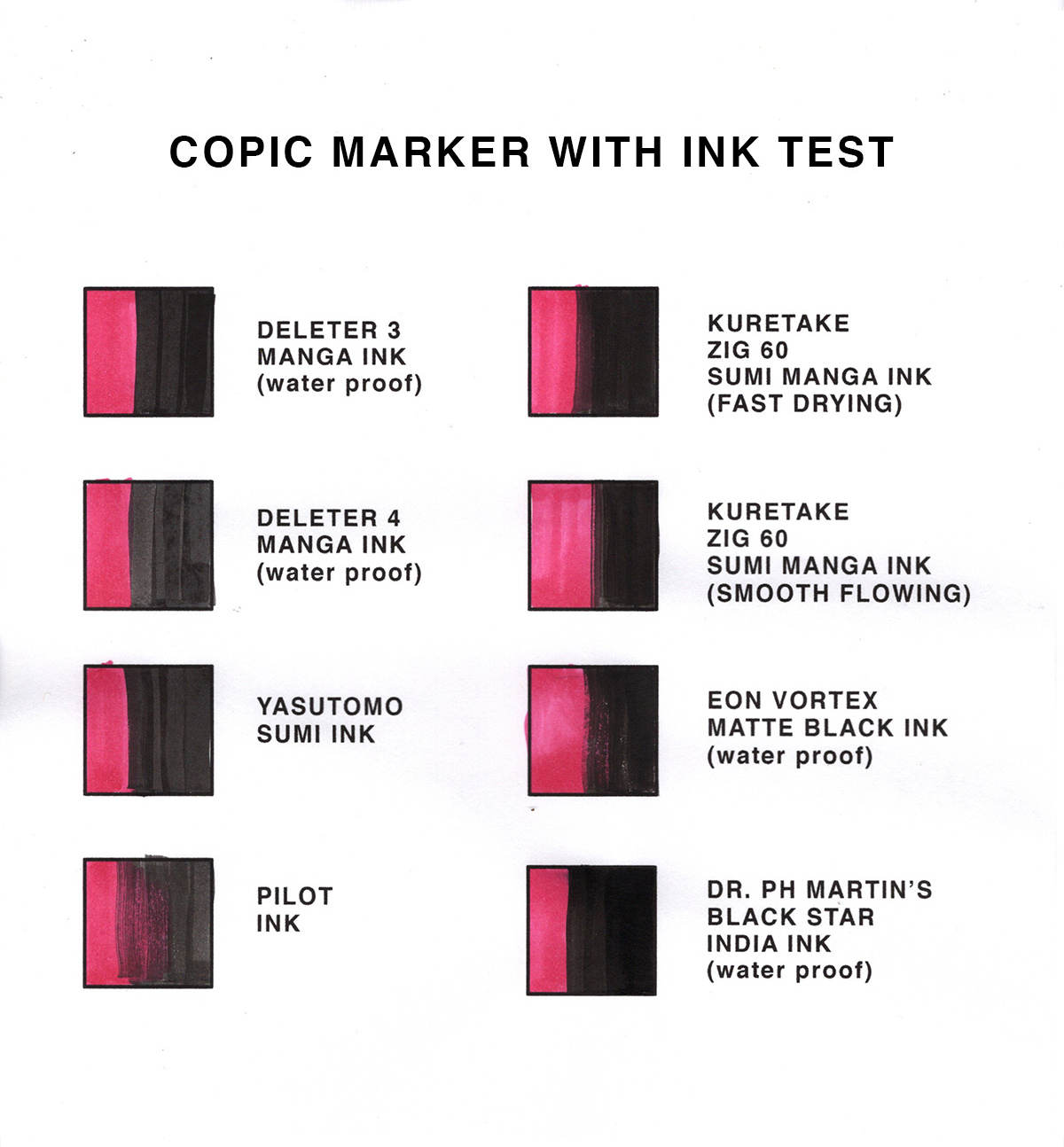 Best Brush Pens and Ink Overview - Siya Oum Official Site