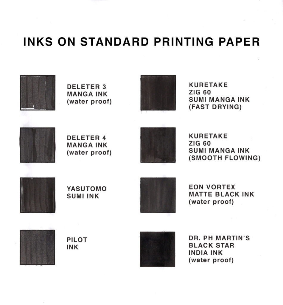 Best Brush Pens and Ink Overview - Siya Oum Official Site